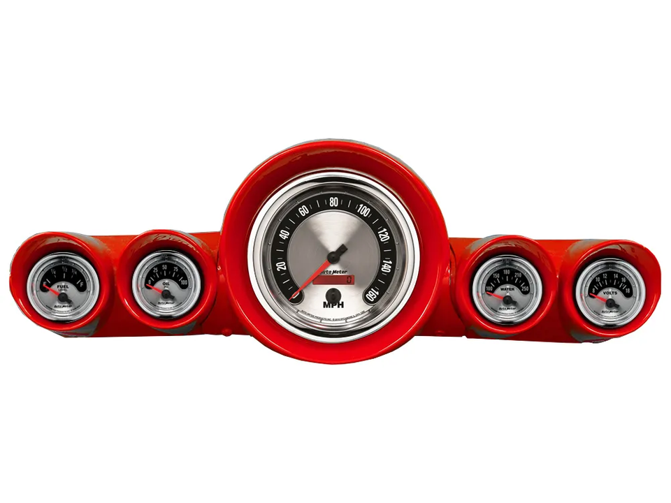 59-60 Chevy Impala Auto Meter Gauges 1959-1960 Instrument Cluster El ...