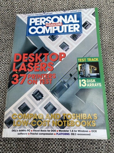 Personal Computer magazine October 1992 First For Corporate Computing ...