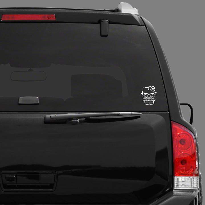 Hello Kitty Stormtrooper 6 Inch Vinyl Decal Star Wars Sticker Multiple ...