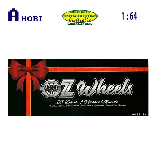 DDA 1:64 Scale Oz Wheels 2024 Advent Calendar Christmas 25 Cars Model ...