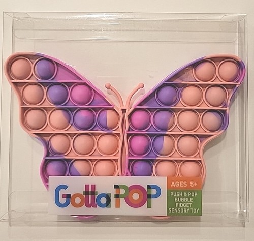 FREE SHIPPING! GOTTA POP: PUSH & POP BUBBLE-FIDGET BUTTERFLY SHAPED ...