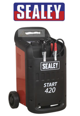 Sealey 12v/24v 420 Amp Garage Workshop Car Battery Charger Jump Start ...
