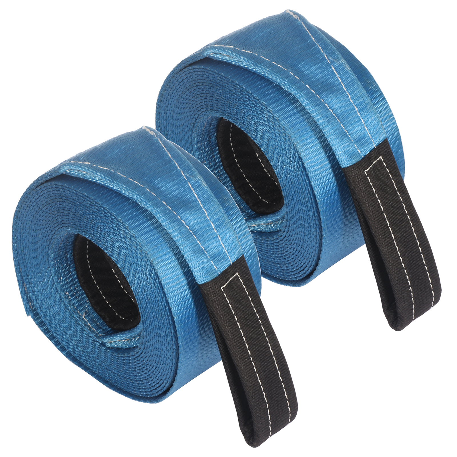 4"X30FT Tow Strap W/Loop Ends 20,000 LB Capacity Rescue Winch Sling ...