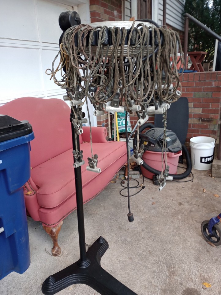 VTG tested works Duart Permanent Wave Machine 1930s Perm Hair Salon ...