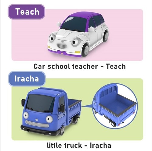 Little Bus TAYO Friends Special No.6 Mini car (Teach, Iracha, Carry ...