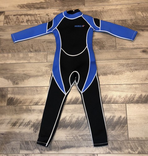 Hisea Scuba Donkey Wetsuit Long Sleeve Black Blue Neoprene Swim Unisex ...