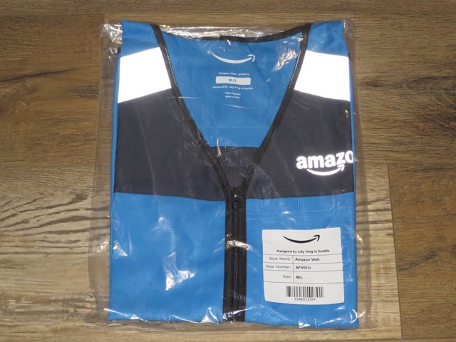 Blue Amazon DSP Delivery Driver Flex Vest Reflective 2xl 3 XL for sale ...
