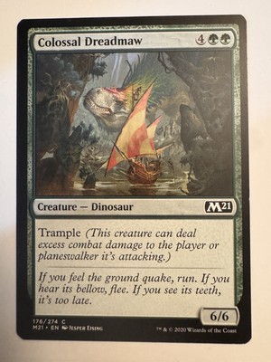 Colossal Dreadmaw - Magic 2021 Core Set M21 - Magic the Gathering MTG ...