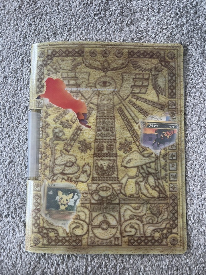 Pokémon Neo premium File 2 Japanese Neo Genesis Binder 9 Card Set ...
