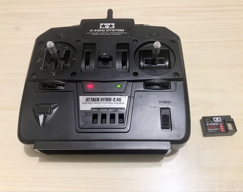 Tamiya Futaba Attack 4Wd 2.4Ghz 4-Channel Rc Radio Control System Hobby ...