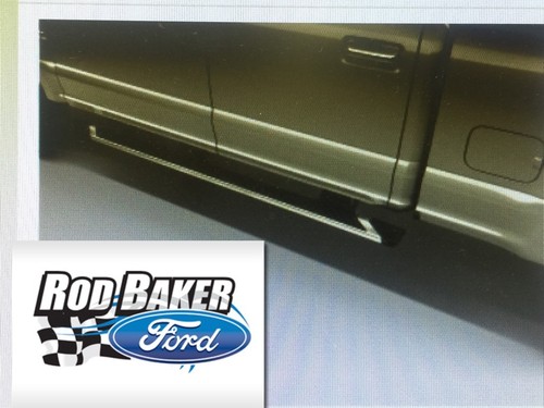 17 Super Duty Step Bars 5 Inch wide step, Chromed Aluminum, Super Cab ...