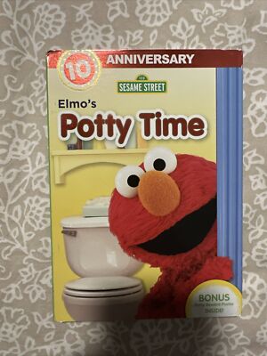 Elmo's Potty Time (DVD, 2006) Sesame Street Potty Training Video for ...