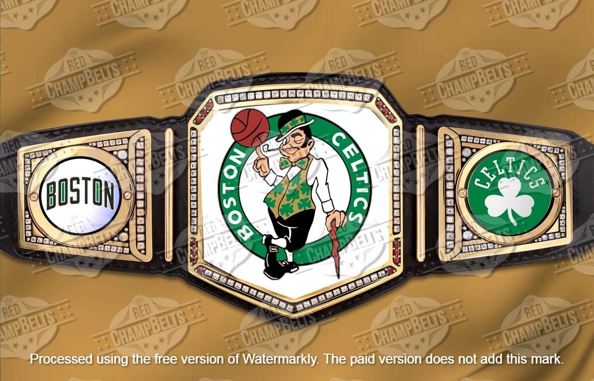 Boston Celtics NBA Championship Belt Adult Size 2mm Brass | eBay