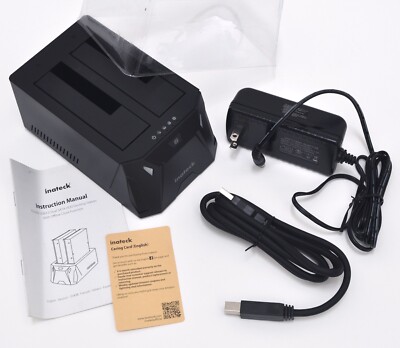 INATECK USB 3.0 SATA 6G Dual Bay HDD Docking Station FD2005 Office Line ...