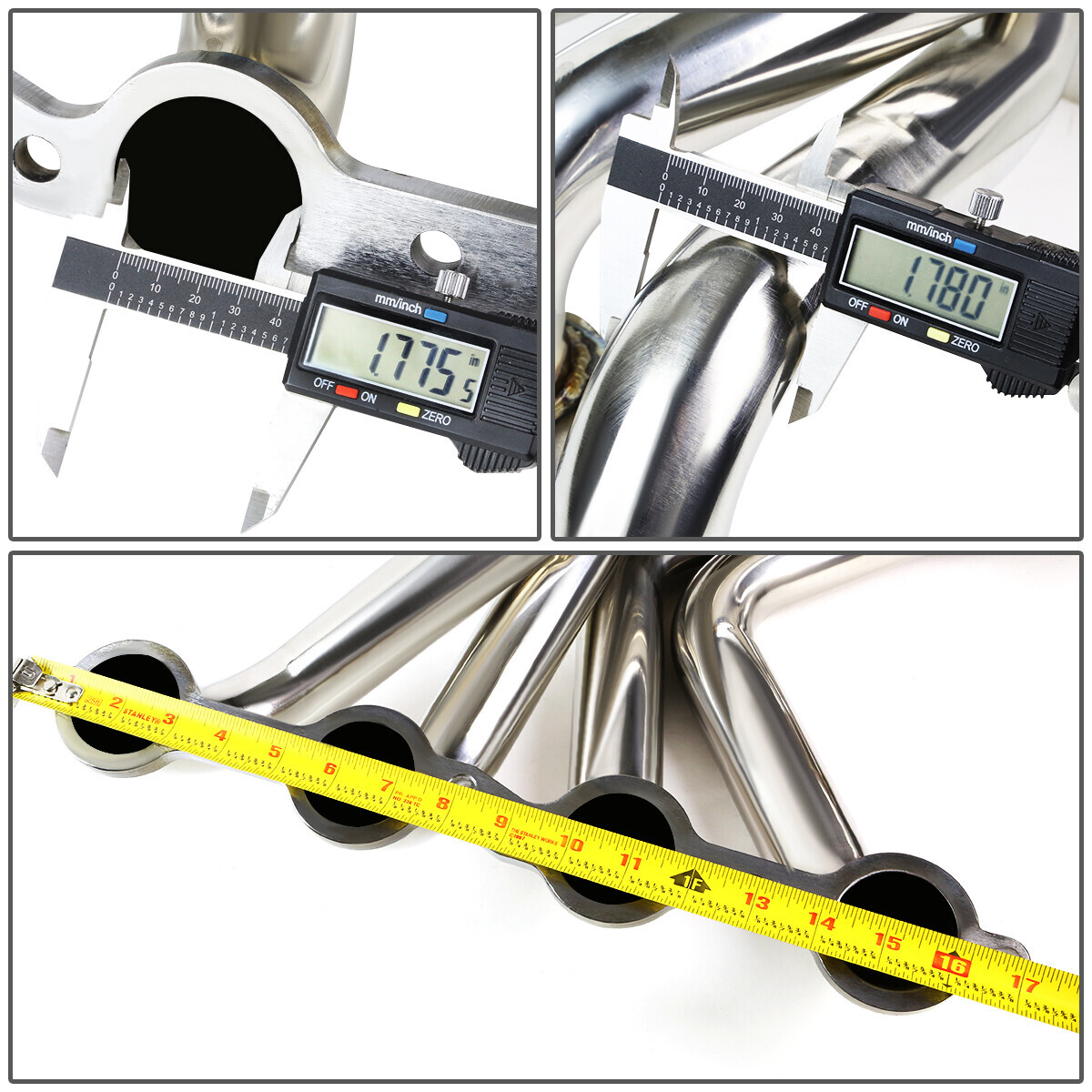 FOR 05-13 CORVETTE C6 LS2/LS3/Z06 STAINLESS PERFORMANCE HEADER EXHAUST ...