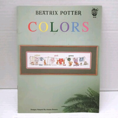 Beatrix Potter Colors Cross Stitch Patterns Green Apple Co Jeanne ...