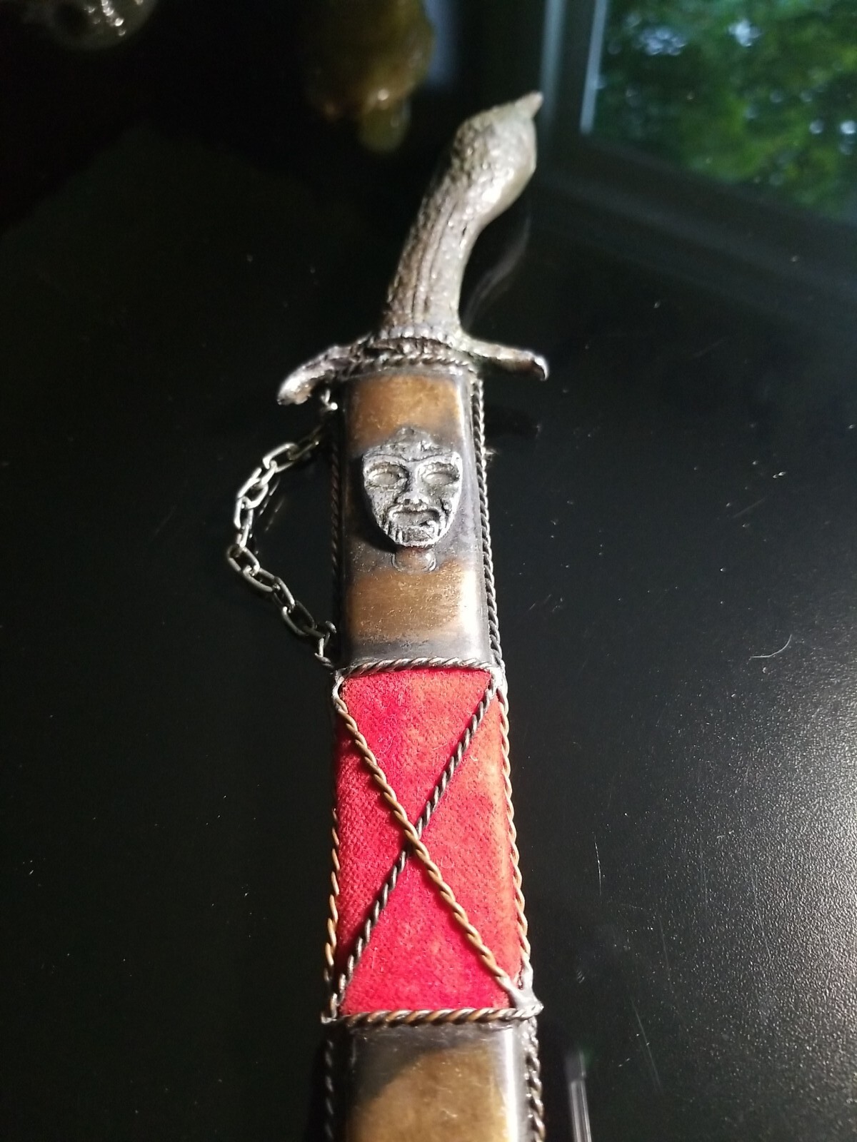 ANTIQUE GREEK DAGGER KNIFE & SCABBARD, 1821 ON BLADE - Commemorative | eBay