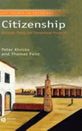 Key Themes in Sociology Ser.: Citizenship : Discourse, Theory, and ...
