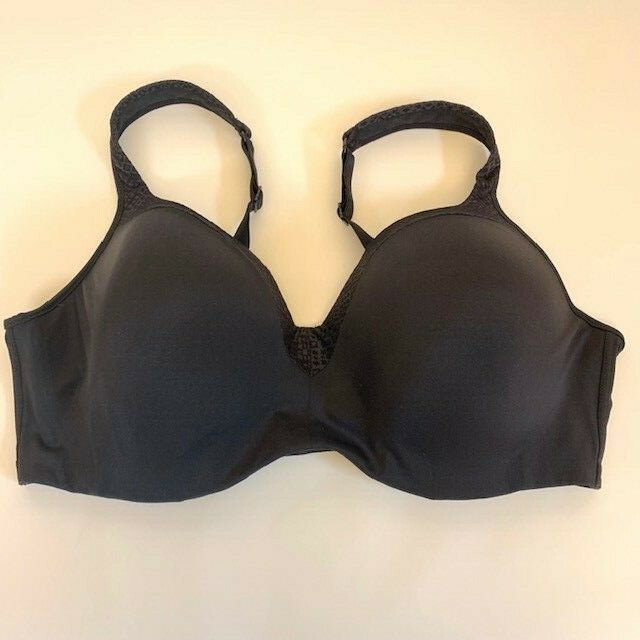 Playtex Plus Size Underwire Black Bra Size 42D - Gem