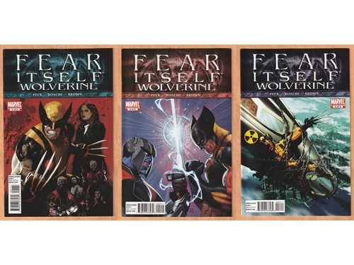 Marvel FEAR ITSELF: WOLVERINE No. 1 2 3 (2011) Complete Set! Nice Lot ...