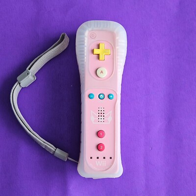 Official Wii Remote PEACH 🍑Nintendo Motion Plus Inside 👾 Wii U OEM | eBay