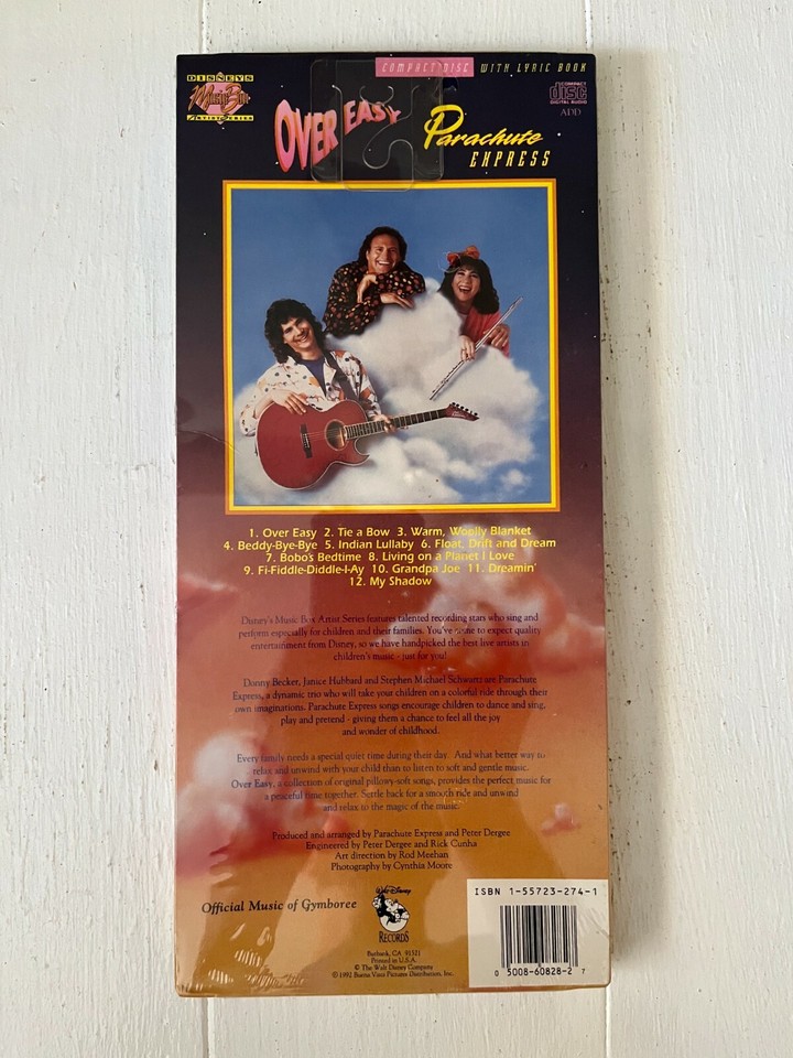 DISNEY'S PARACHUTE EXPRESS CD OVER EASY 1992 VINTAGE Brand New | eBay