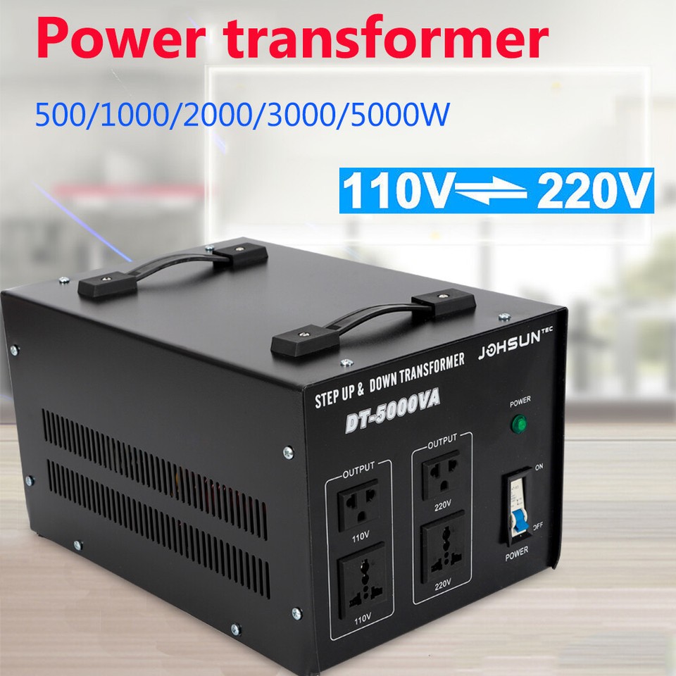 Heavy Duty 5000W Step Up/Step Down Electric Power Voltage Converter ...