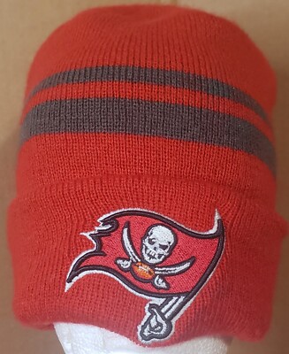 Men's Tampa Bay Buccaneers New Era Red Cuffed Beanie Toque Knit Hat NFL ...