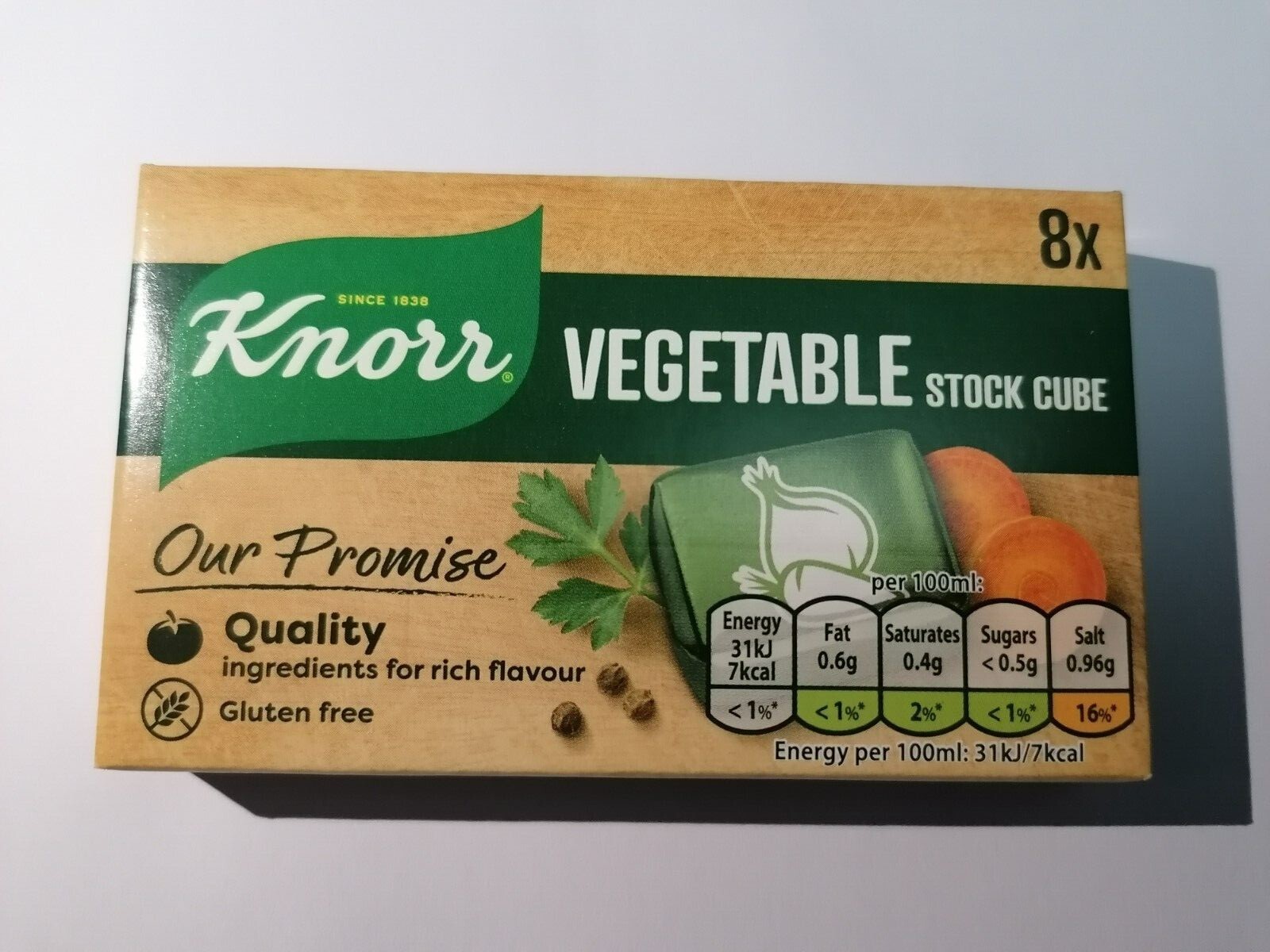 Knorr Ham Stock Cubes 3 Boxes of 8 British IMPORT Gluten for sale ...