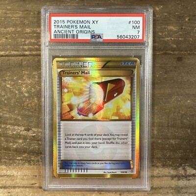 2015 Pokemon XY Ancient Origins 100/98 Trainer's Mail PSA 7 | eBay