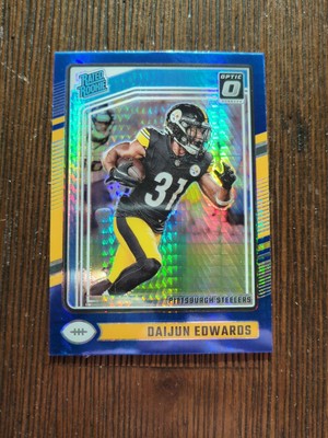 2024 Donruss Optic Daijun Edwards Blue Hyper Rated Rookie Steelers #223 ...