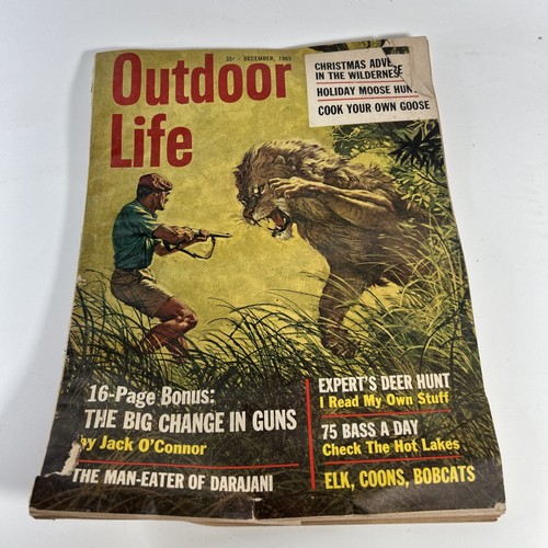Lot of 3 Vintage Outdoor Life Magazines 1965 & 1966 Hunting and Fishing ...