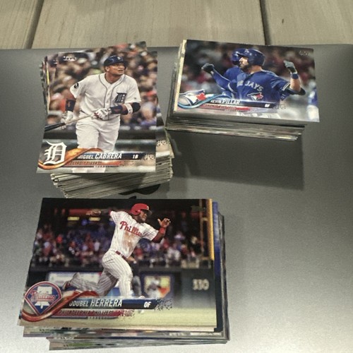 2018 topps baseball cards singles #1-300 complete your set, FREE ...