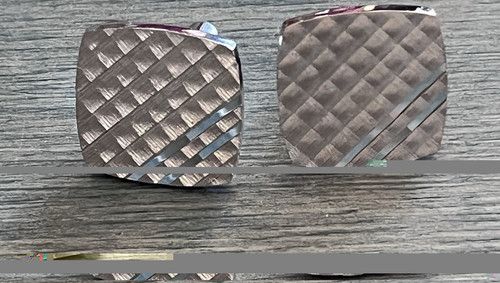Square Pattern Silver Tone Bullet Back Metal Cufflinks for Men, Stylish ...