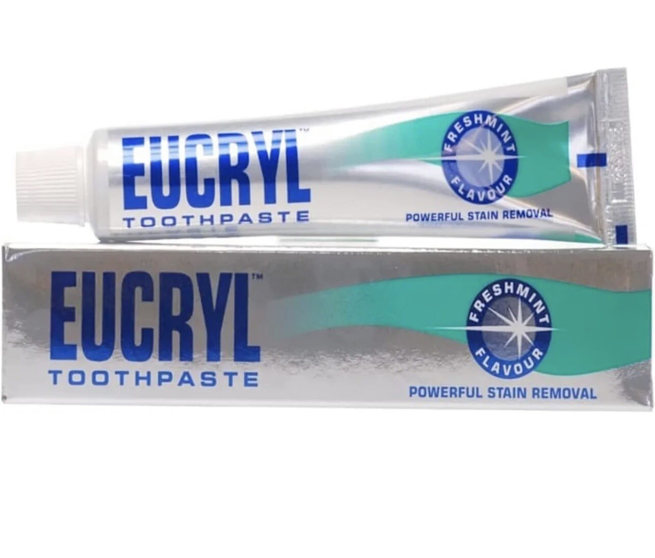 Eucryl Toothpaste Freshmint Flavour Powerful Stain Removal 50ml - Pack ...