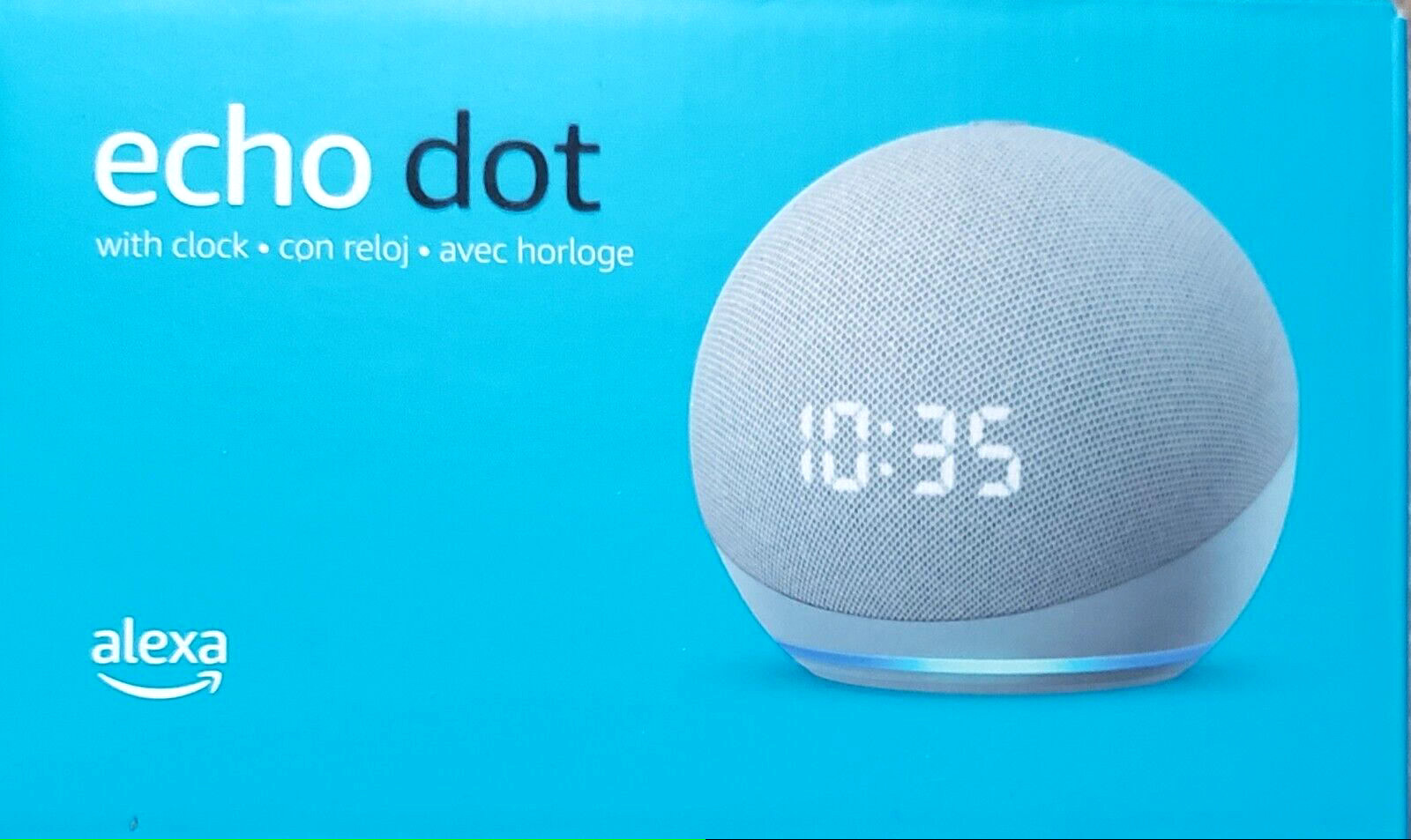 Echo Dot (5th Gen) Smart speaker with Alexa and Clock - Random Colors New!