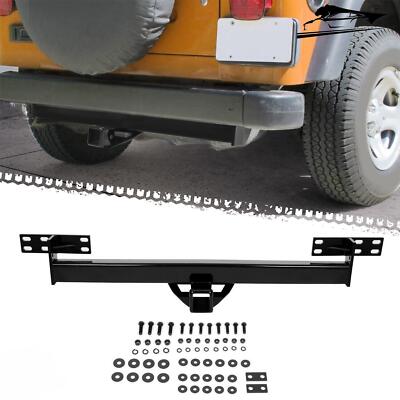 For 1955-1986 Jeep CJ CJ5 CJ6 CJ7 CJ8 Rear Bumper Trailer Tow Hitch | eBay