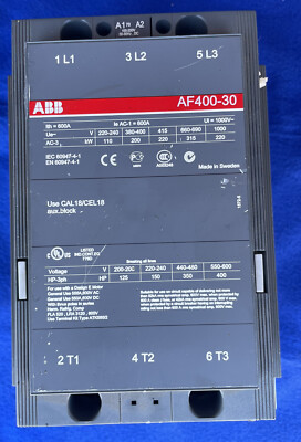 ABB AF400-30 Contactor (Untested) | eBay