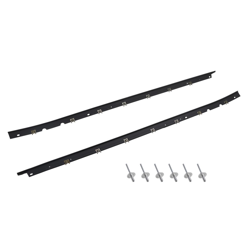 Driver + Passenger Sides Door Panel Outer Window Seals For Corvette ...