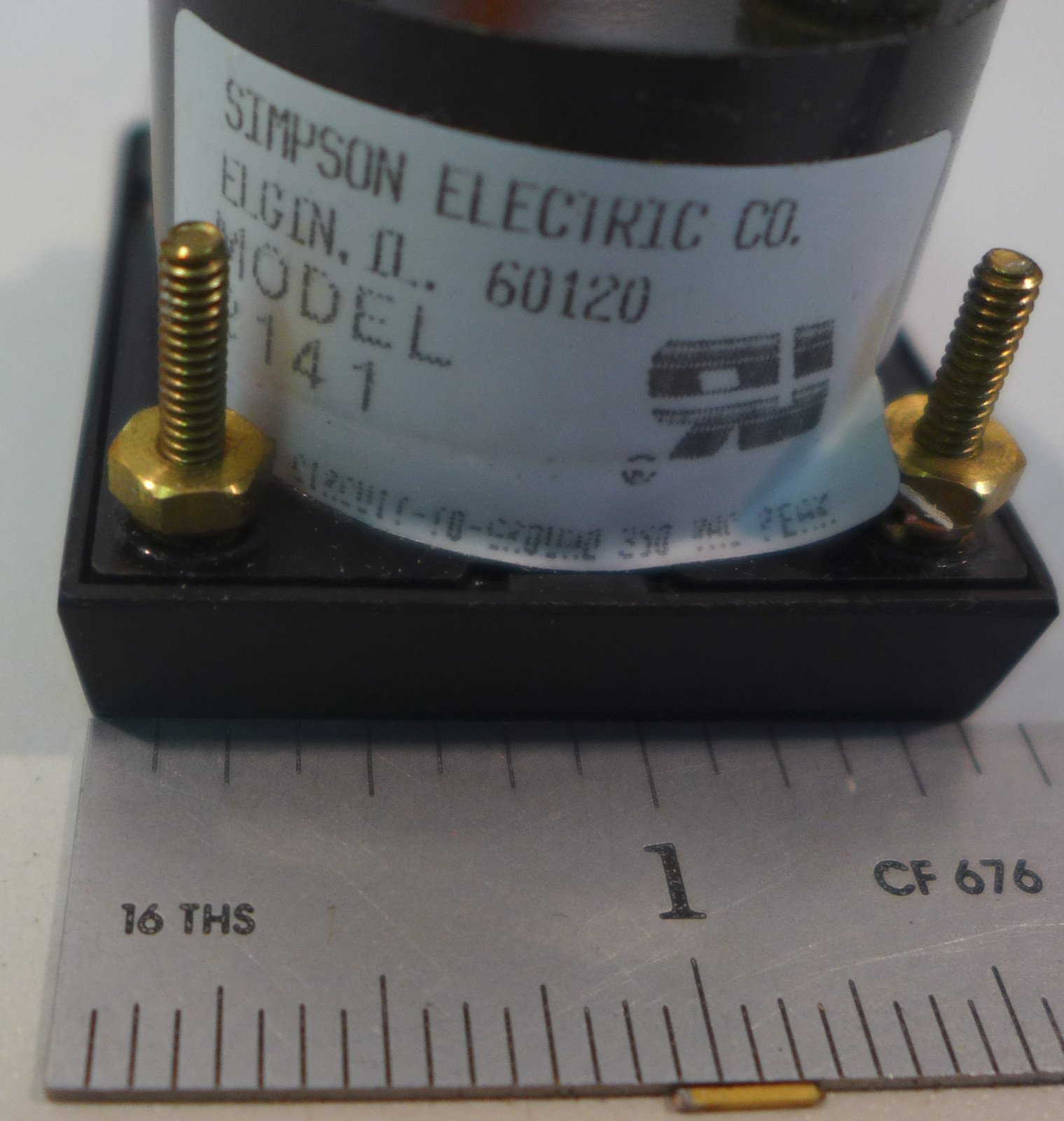 Simpson Panel Meter Model 2141 0-300 Volts AC NOS | eBay