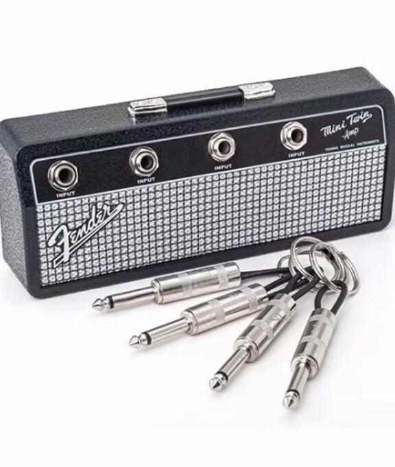 Fender Key Holder Wall Mounted Guitar Speaker Keychain Storage Box Home ...