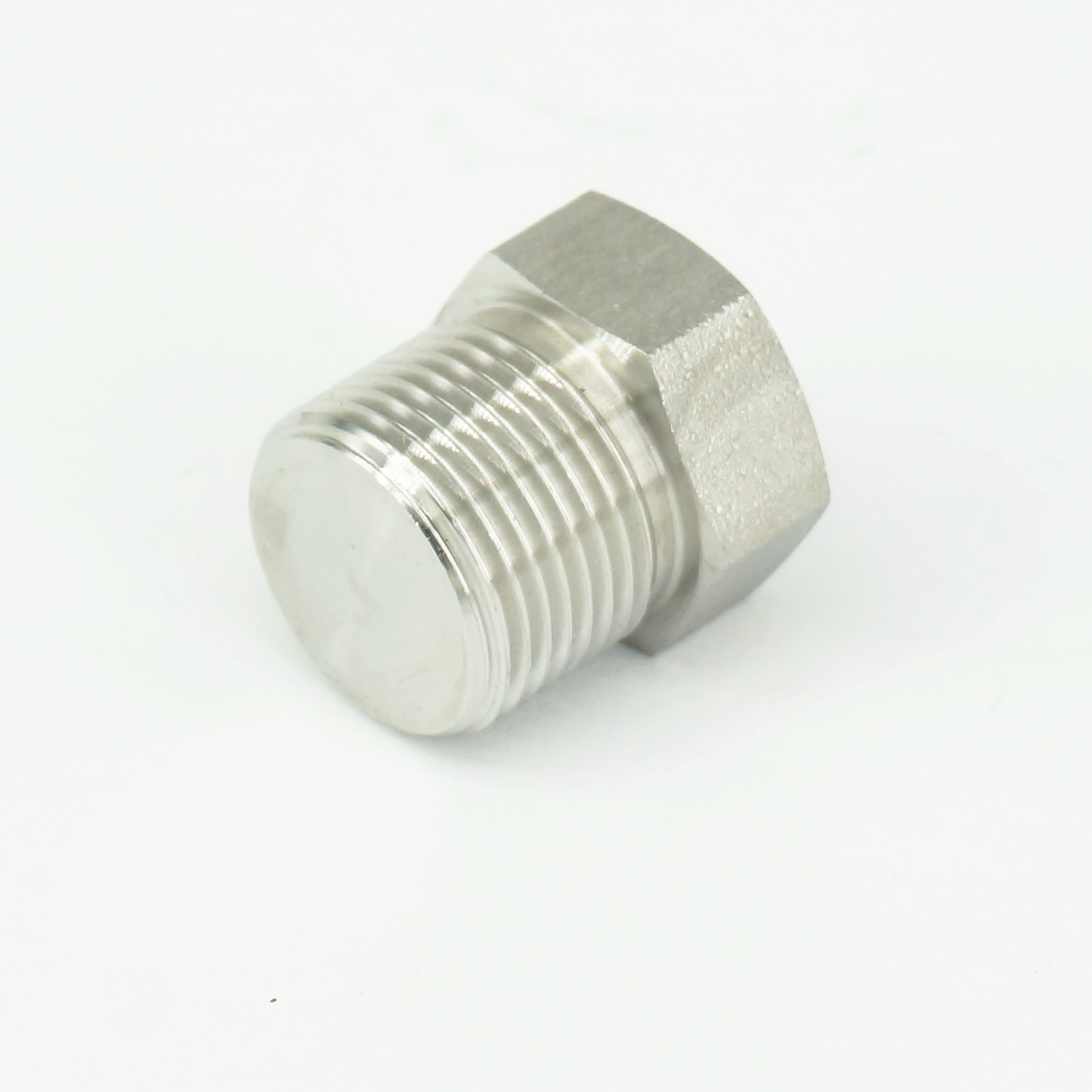 M20x1.5mm Male 304 Stainless Steel Hex Head Plug Forged Pipe Fitting ...