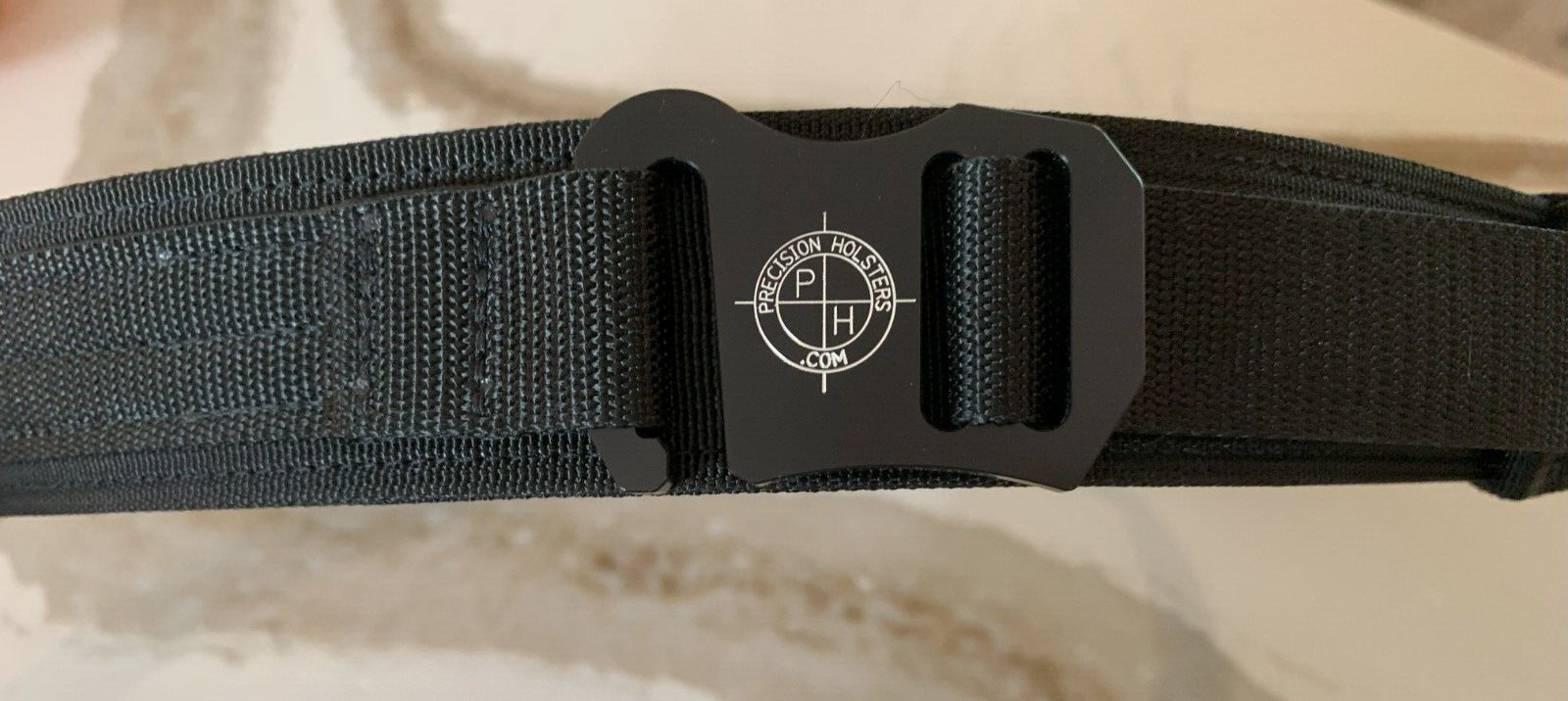 Precision Tactical CCW Belt 1.5" Low Profile EDC, Mil Spec Nylon, Black ...