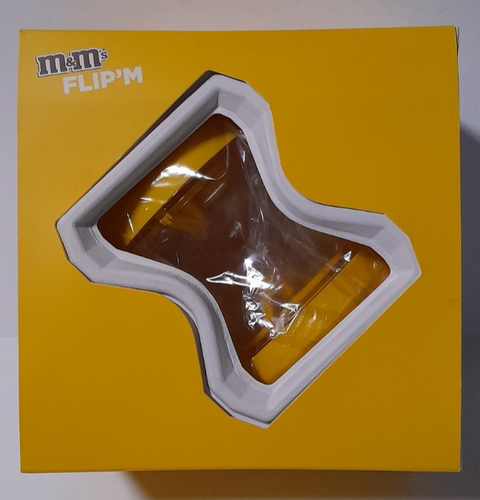 M&M's Flip'M Flip Me Over Yellow Candy Dispenser | eBay