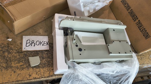 USED Industrial Leather Sewing Machine Heavy Duty Leather Fabrics ...