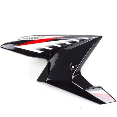 Front Right Fuel Tank Panel Black/Red for ZS125-48F, ZS125-48F-E4 ...