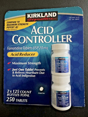 ️🔥Kirkland Signature Acid Controller 20 mg. 250 Tablets FREE SHIPPING ...