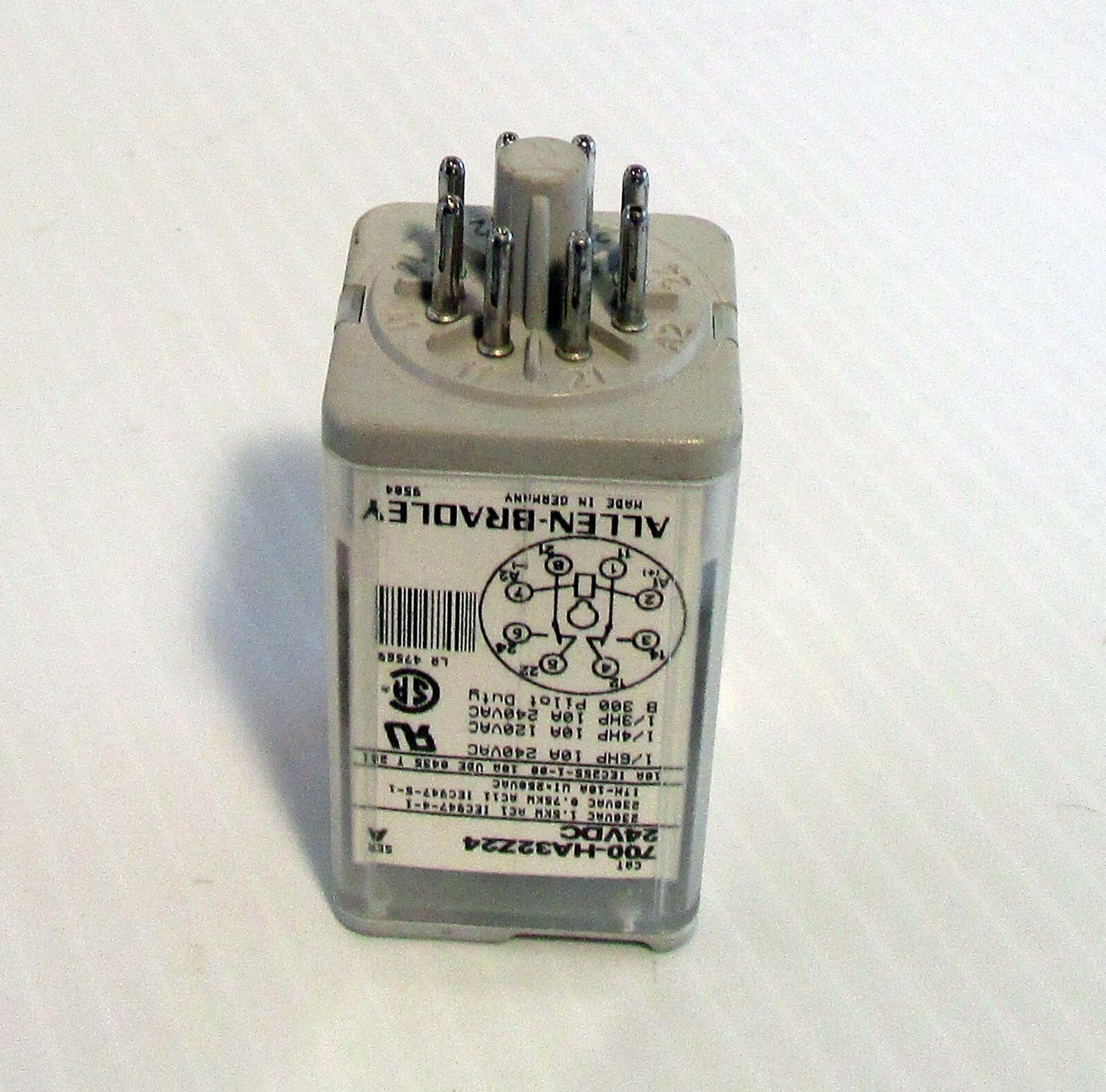 Allen Bradley 700-HA32Z24 Tube Base Relay 2 Poles, 24 V DC Serie A | eBay
