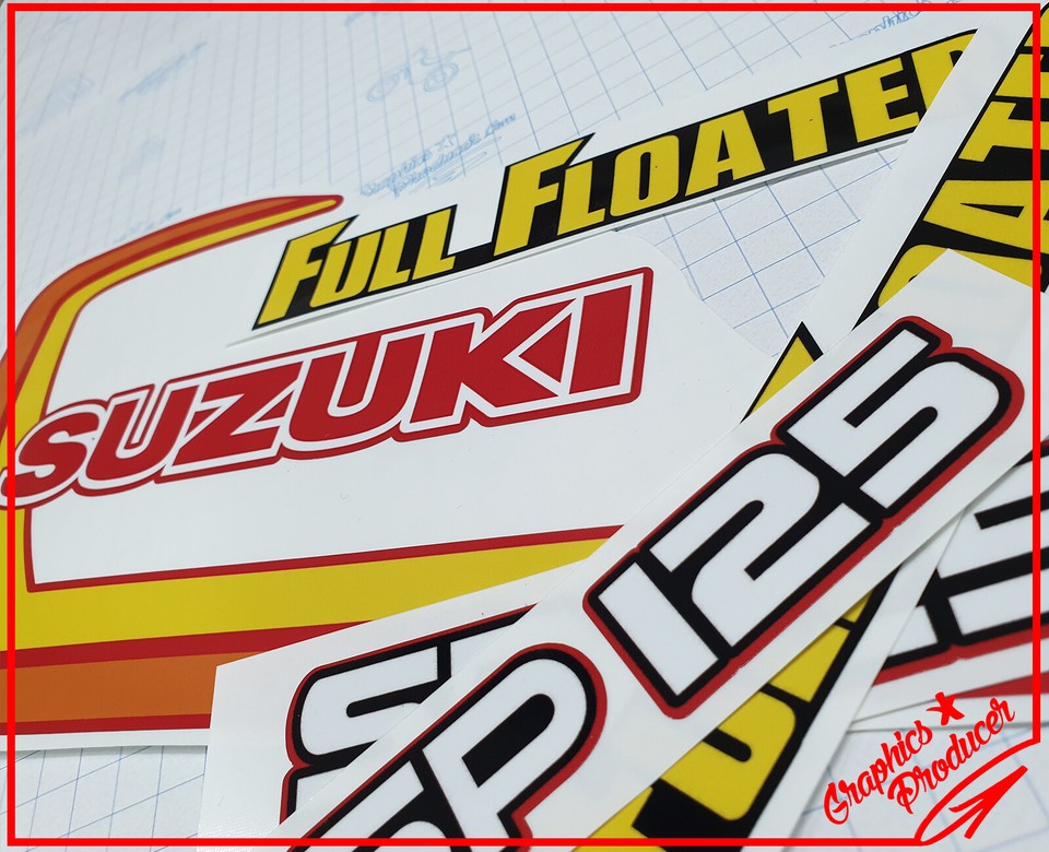 Suzuki Dr 125 Sp 1982 Graphics Stickers Kit Decals Premium Vinyl | eBay