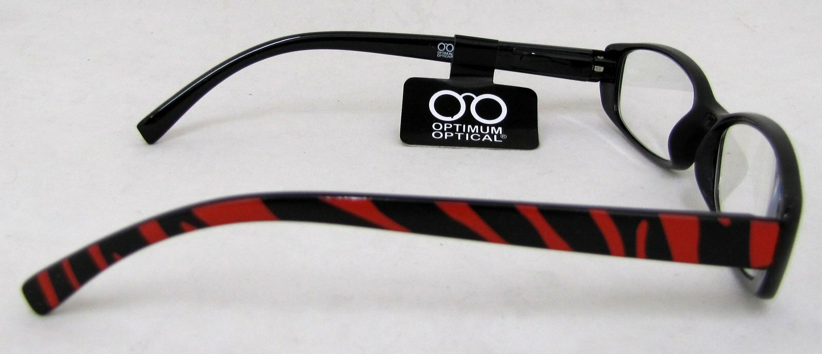Women's Optimum Optical Reading Glasses Eyeglasses Black Red ...